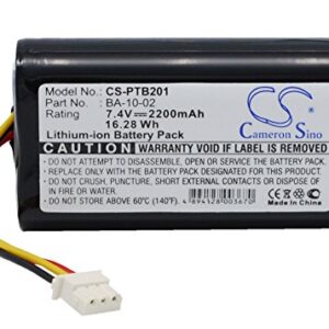 Estry 2200mAh Battery Replacement for Citizen CMP-10 Mobile Thermal Printer BA-10-02