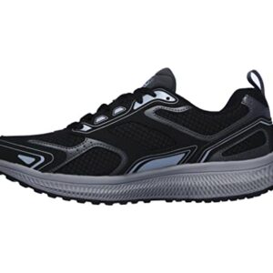 Skechers mens Go Run Consistent - Performance Running & Walking Shoe Sneaker, Black/Grey, 10 US