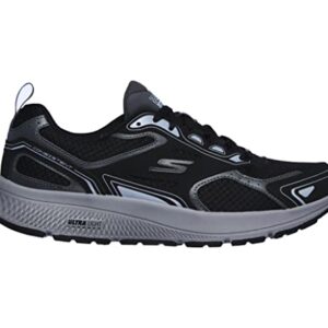 Skechers mens Go Run Consistent - Performance Running & Walking Shoe Sneaker, Black/Grey, 10 US