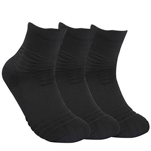 Disile Elite Basketball Socks, Cushioned Athletic Sports Crew Socks for Men & Women…