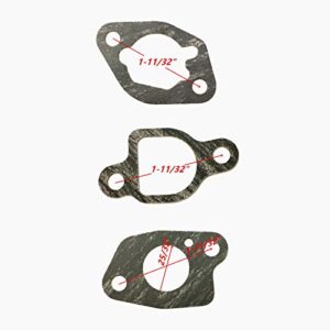 Carburetor Gaskets for Champion Power 196CC 6.5HP 3000 3500 4000 Watts Generator for Predator 6.5HP 212cc 3200 4000 3500 4375 Watts Generator