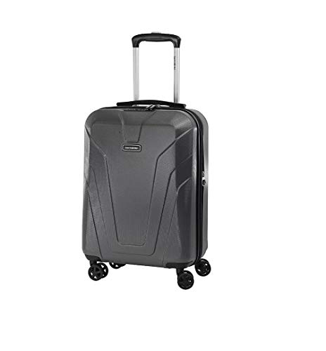 Samsonite Frontier Spinner Unisex Small Black Polycarbonate Luggage Bag TSA Approved Q12009001