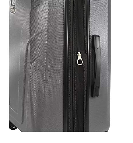 Samsonite Frontier Spinner Unisex Small Black Polycarbonate Luggage Bag TSA Approved Q12009001