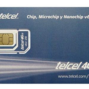 Telcel Mexico Prepaid SIM Card with 3GB Data and Unlimited Calls and SMS