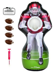 gosports inflataman football challenge - inflatable receiver touchdown toss game