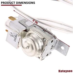 2198202 Refrigerator Cold Control Thermostat by Kotoysoo - Replacing with Whirlpool and Kenmore Refrigerators – Replaces Part Numbers: 2161284, 2198201, PS11739232, AP6006166, WP2198202