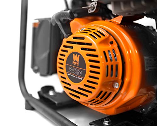 WEN GN400i RV-Ready 4000-Watt Open Frame Inverter Generator, CARB Compliant, Black/orange