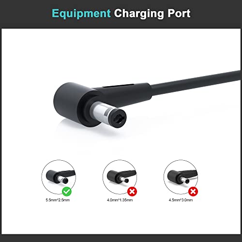 AC Charger Fit for Asus Monitor VG279Q VG278Q VG275Q VG245Q VG258Q VG258QR VG258QM VG248QG VG278QR VG278QE VG278QF TUF Gaming 10Ft Long 65W Power Supply Adapter Cord