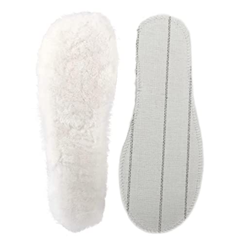 MaxW Winter Wool Insoles for Women Soft Warm Shoe Inserts Fleece Shoe Pads Replacement for Shoes Boots Slippers 8