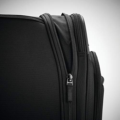 Samsonite Pro Travel Softside Expandable Luggage with Spinner Wheels, Black, Carry-On 21-Inch