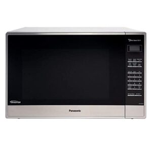 panasonic nn-sn975s genius sensor microwave - with inverter technology - stainless steel – 2.2 cu. ft. 1250w (silver) (renewed)