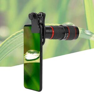 20X Zoom Telephoto Mobile Phone Lens with HD Eyepiece, Portable Long Focus Zoom Telephoto Lens with Clip for Smart Phone Tablet PC