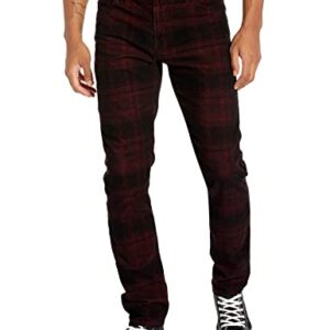 AG Adriano Goldschmied mens The Tellis Modern Slim Leg Casual Pants, Pagoda Red/Black, 34W x 33L US