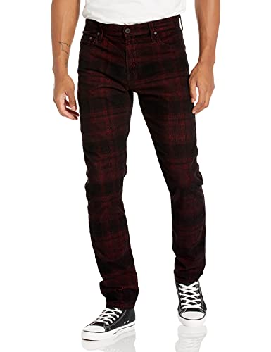 AG Adriano Goldschmied mens The Tellis Modern Slim Leg Casual Pants, Pagoda Red/Black, 34W x 33L US