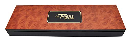 Le Thiers By Neron 2 Piece Laguiole Cheese Knife and Fork Set With Full Plexiglas Handles in Luxury Box