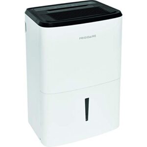 frigidaire ffad3533w1 dehumidifier, moderate humidity 35 pint capacity with a easy-to-clean washable filter and custom humidity control for maximized comfort, in white