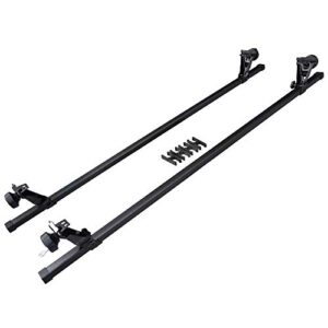 HTTMT- MT371-033- All-In-One SR1001 56" ROOF RACK SYSTEM Compatible With Most VEHICLES RAIN GUTTERS 130 LB CAPACITY [See Fitment]