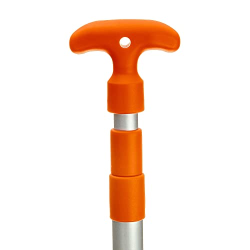 Attwood Emergency Telescoping Paddle for Boating, Collapsible, 24-inch to 54-inch, Orange