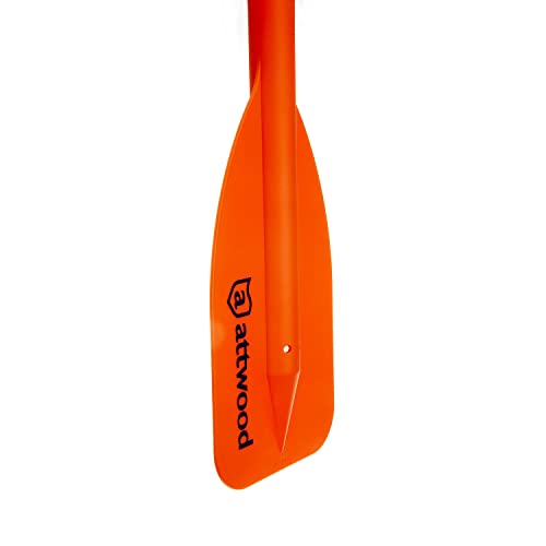 Attwood Emergency Telescoping Paddle for Boating, Collapsible, 24-inch to 54-inch, Orange