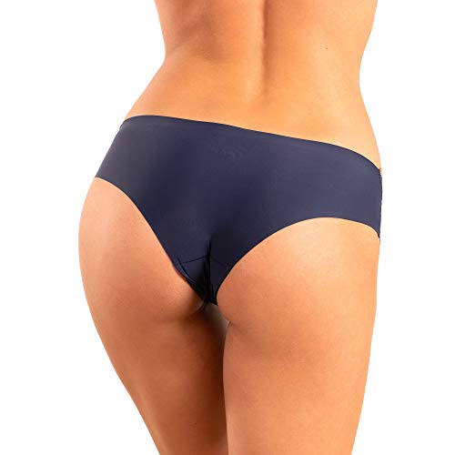 Pretty Sweet Basics Women’s Laser Cut Bikini Cheeky Hipster Panties, Pack of 10