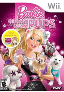 barbie groom and glam pups - nintendo wii (renewed)