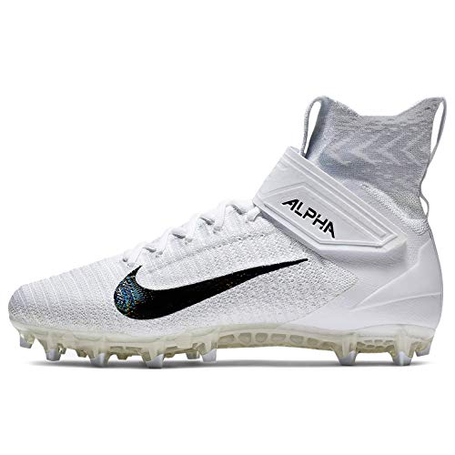 Nike Alpha Menace Elite 2 Men's Football Cleat Mens Ao3374-101 Size 12.5 White/Black/Grey