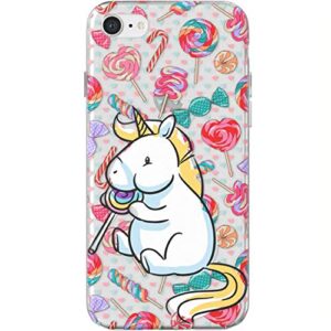 Toik Slim TPU Case for Apple iPhone 11 Pro Xs Max Xr 10 X 8 Plus 7 6s 5s SE Cover Unicorn Protective Cute Print Women Girls Funny Lightweight Clear Sweets Flexible Silicone Gift Design Chubby