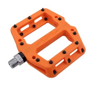 mzyrh mountain bike pedal 9/16" 3 sealed bearings lightweight non-slip nylon fiber bicycle platform pedals for road bmx mtb