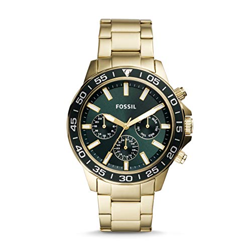 Bannon Multifunction Gold-Tone Stainless Steel Watch