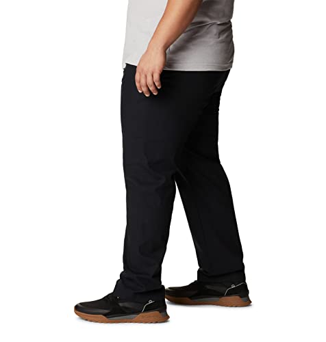 Columbia Flex ROC Pant Mens, Abyss, 42W x 32L Big Tall Black