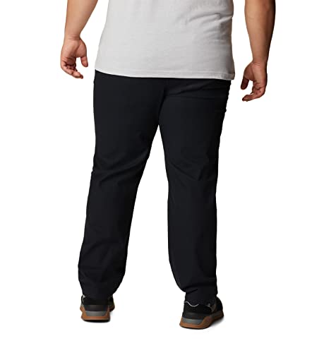 Columbia Flex ROC Pant Mens, Abyss, 42W x 32L Big Tall Black