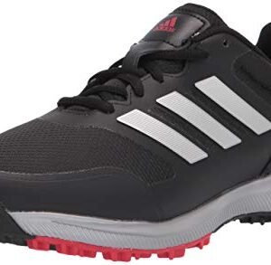 adidas mens Tech Response Spikeless Golf Shoe, Black, 9.5 Wide US