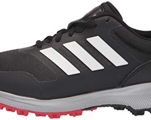 adidas mens Tech Response Spikeless Golf Shoe, Black, 9.5 Wide US