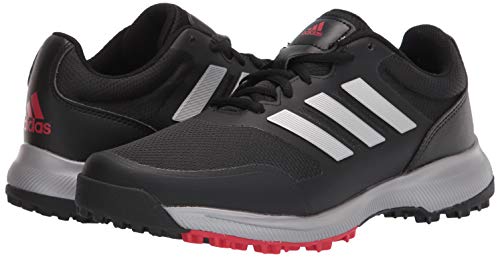 adidas mens Tech Response Spikeless Golf Shoe, Black, 9.5 Wide US