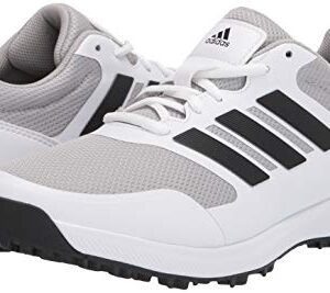 adidas Men's Tech Response Spikeless Golf Shoe, Ftwr White/Core Black/Grey Two, 9