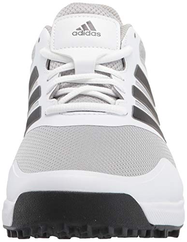 adidas Men's Tech Response Spikeless Golf Shoe, Ftwr White/Core Black/Grey Two, 9