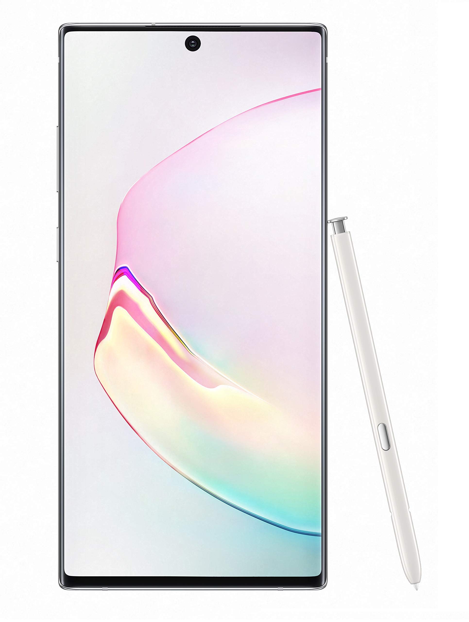 Samsung Galaxy Note 10+ Plus 4G Dual-SIM SM-N975F/DS 256GB (GSM Only, No CDMA) Factory Unlocked 4G/LTE Smartphone - International Version (Aura White) (Renewed)