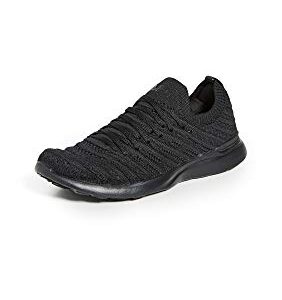 APL: Athletic Propulsion Labs Women's Techloom Wave Sneakers, Black/Black, 8 Medium US