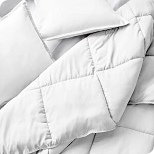 Bare Home Duvet Insert Comforter - Full Size - 8 Duvet Loops - Goose Down Alternative - Ultra-Soft - Premium 1800 Series - All Season Warmth - Bedding Comforter (Full, White)