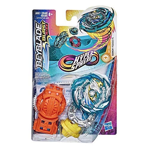 Beyblade Burst Rise Hypersphere Harmony Pegasus P5 Starter Pack -- Stamina Type Battling Top Toy and Right/Left-Spin Launcher, Ages 8 and Up