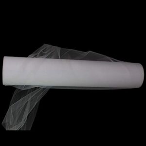 White Tulle Roll Spool 24 Inch x 100 Yards for Tulle Decoration