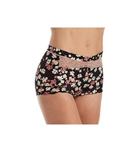 maidenform women's dream microfiber boyshort panty (40774), evening mauve petals/evening, 7