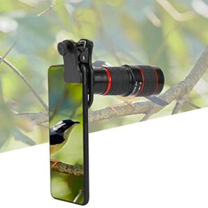 Cell Phone Camera Lens, 20X Long Focus Zoom Telephoto Lens with Phone Holder, Telephoto Lens for Phones Tablets Default