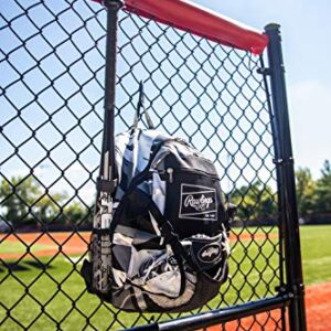 Rawlings | REMIX Baseball & Softball Equipment Bag | T-Ball / Rec / Travel | Backpack - Black