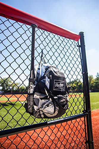 Rawlings | REMIX Baseball & Softball Equipment Bag | T-Ball / Rec / Travel | Backpack - Black