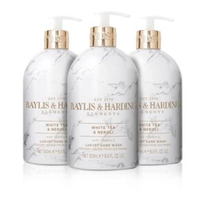 baylis and harding elements white tea and neroli, 500ml hand wash, pack of 3