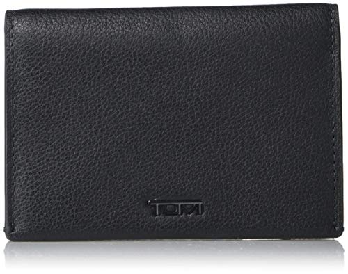 TUMI - Nassau Multi Window Card Case Wallet for Men - Black Texture