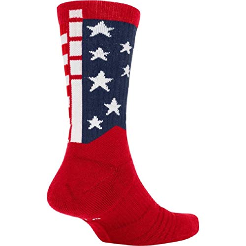 Nike Elite Energy RWB Crew Socks University Red/Midnight Navy/White (MD (Men's Shoe 6-8, Women's Shoe 6-10))