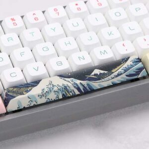 benemate spacebar keycap 5-side dye-subbed pbt cherry profile diy keycap 6.25u 6.25x for gaming mechanical keyboard waves