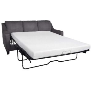 milliard 4.5 inch memory foam replacement mattress with breathable, waterproof and washable cover for full size sleeper sofa and couch beds (sofa not included) - full